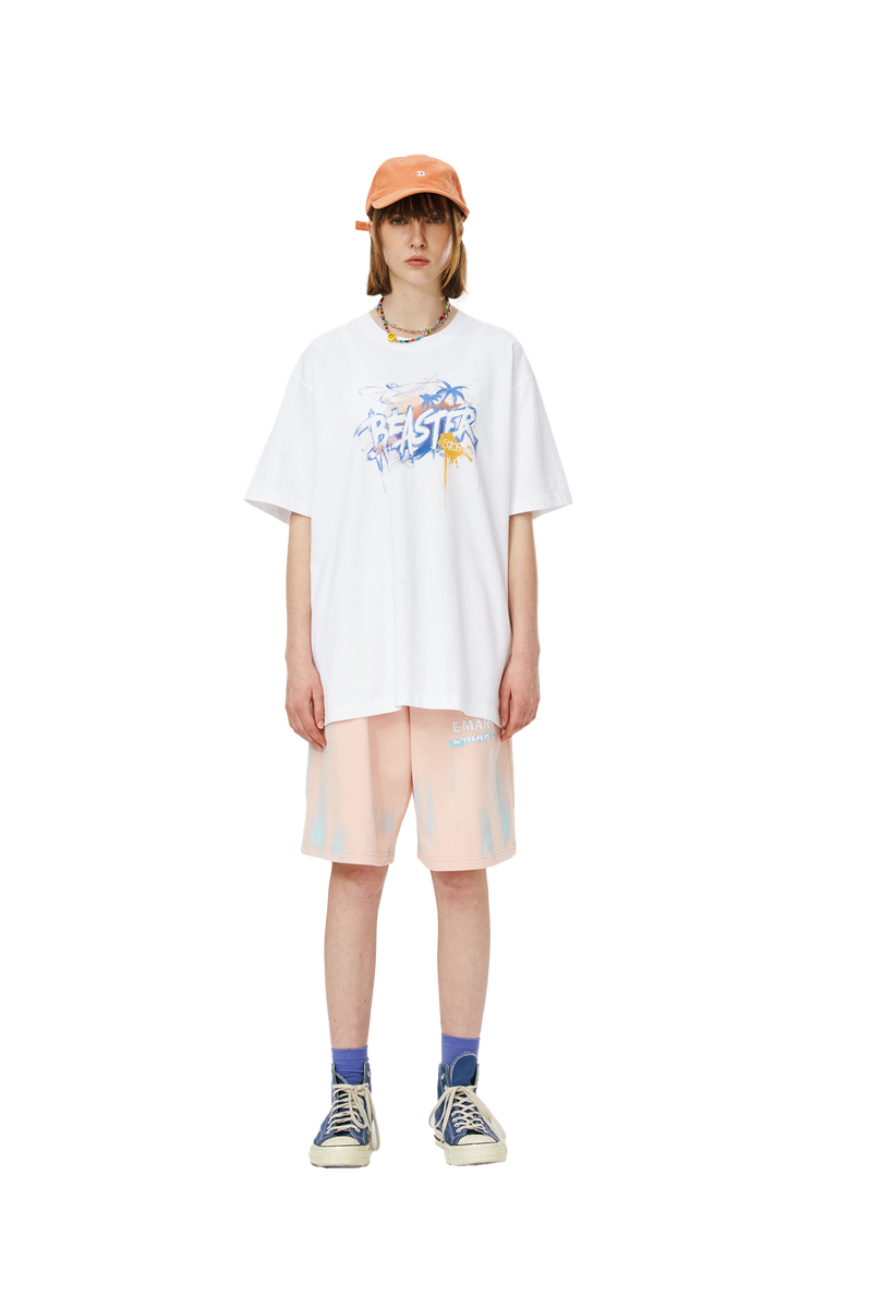 Beaster-Ghost Face Paint Print T-shirt – BEASTER